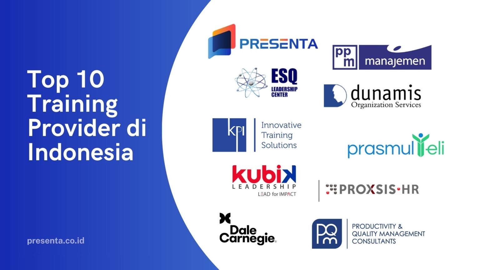 Top 10 Training Provider di Indonesia - PRESENTA